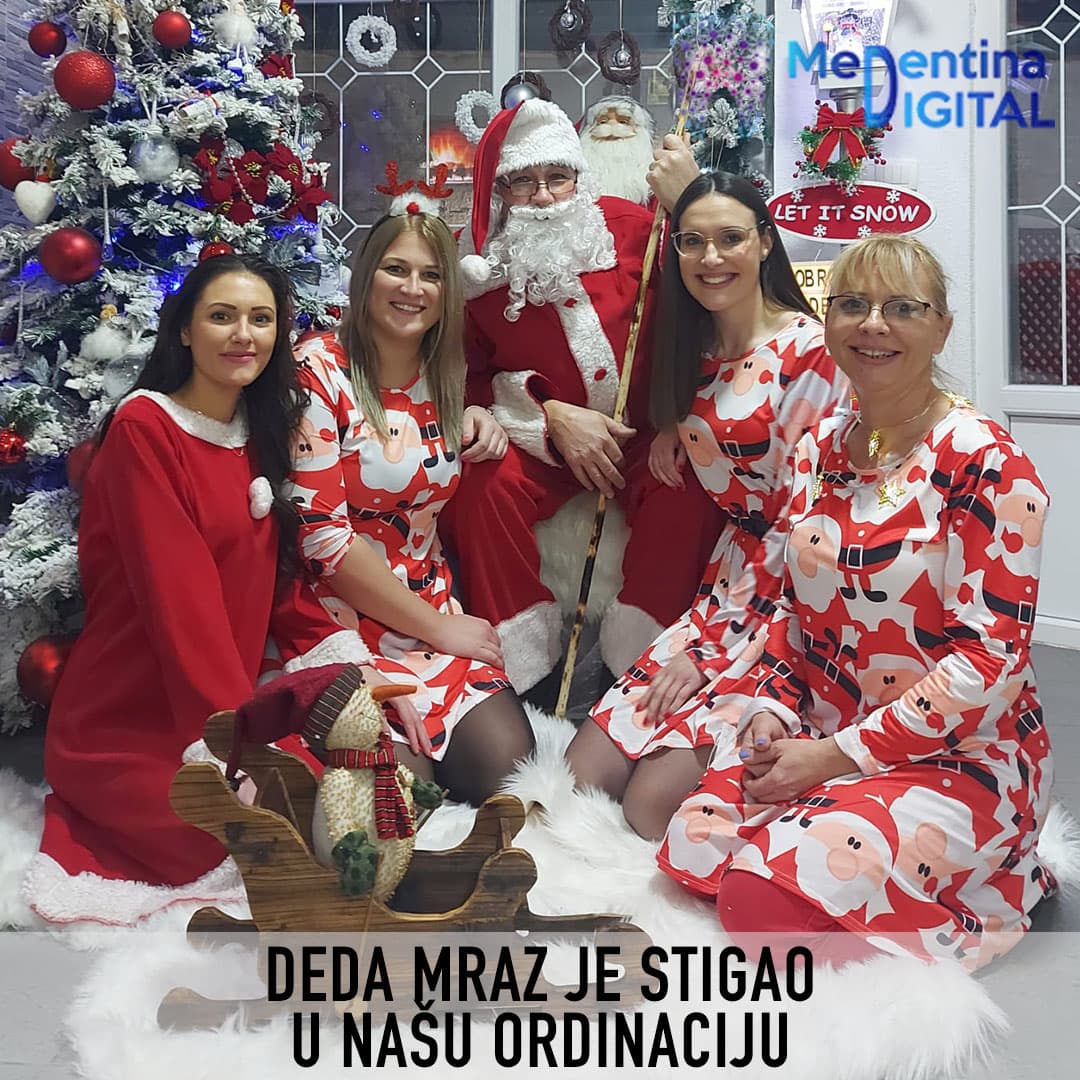 Deda Mraz je stigao u našu ordinaciju – MEDENTINA DIGITAL